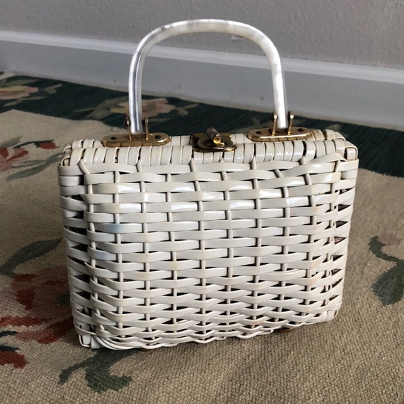 Bags | Vintage Wicker Handbag | Poshmark